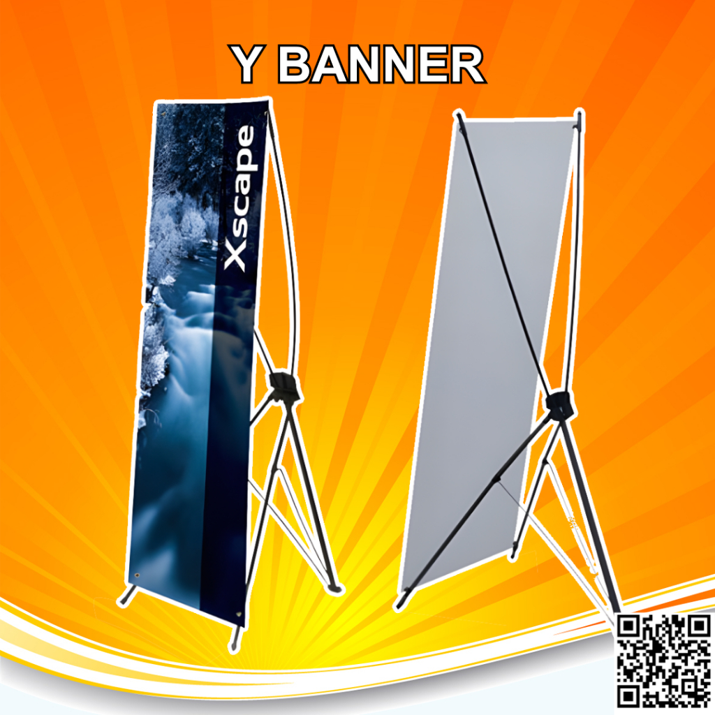 Jual Rangka Y Banner Impor Display Promosi Iklan Standing Frame 60x160 ...