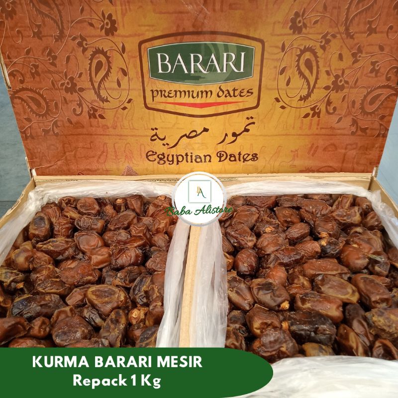 Jual BabaAli - Kurma Barari Mesir/Kurma Barari Repack 1 Kg | Shopee ...