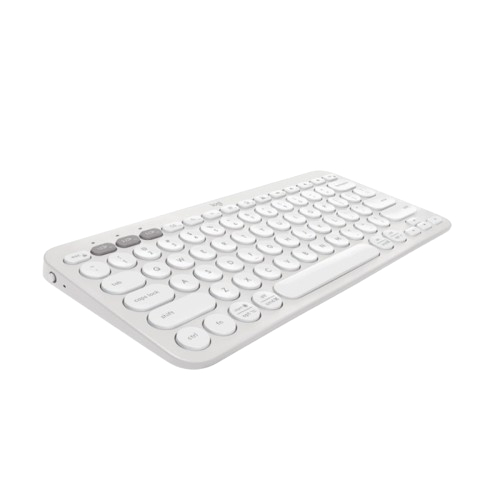 Jual Logitech Pebble Keys2 K380s Bluetooth Keyboard Tonal White Shopee Indonesia