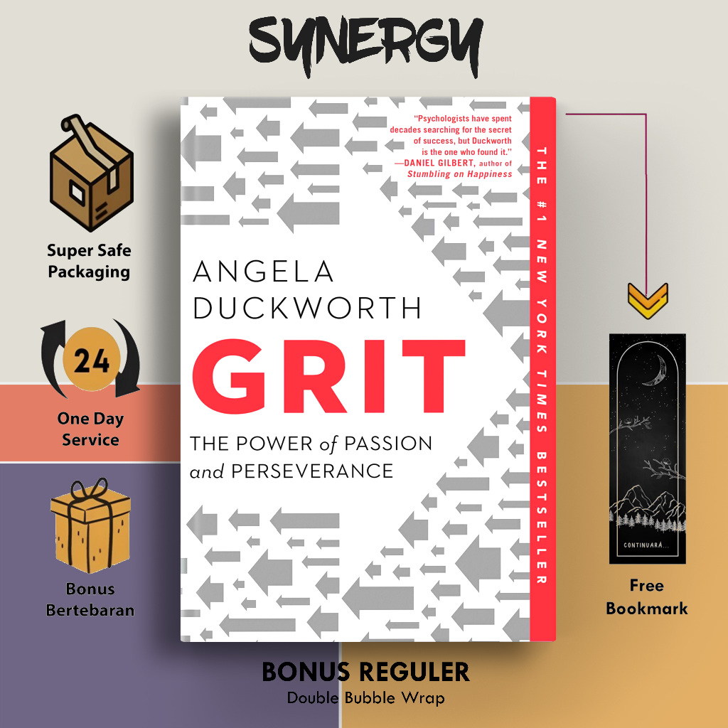Jual Grit The Power Of Passion And Perseverance By Angela Duckworth