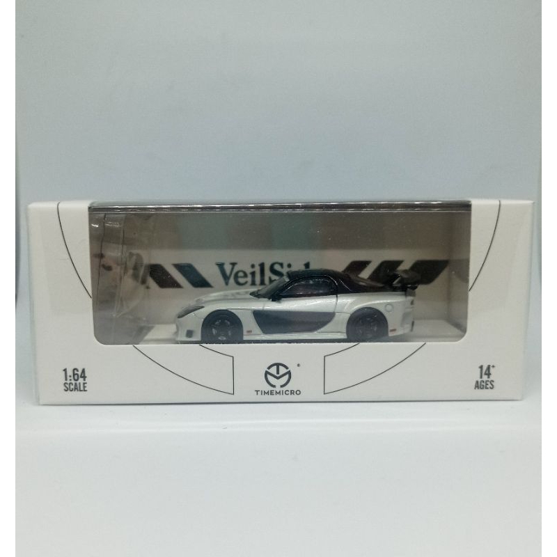 Jual Time Micro RX7 Veilside White w/figure segel | Shopee Indonesia