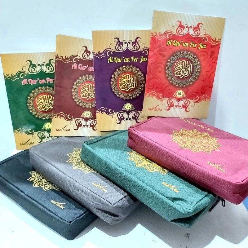 Jual Al Qur'an Perjuz Hvs Putih Khot Bombai Bergaris A5 Al Quran Per ...