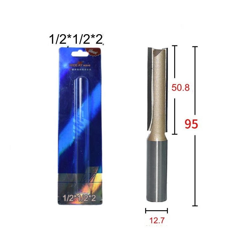 Jual Mata Profil Kayu 5cm Knife Extra Long Straight Router Bit - Mata ...