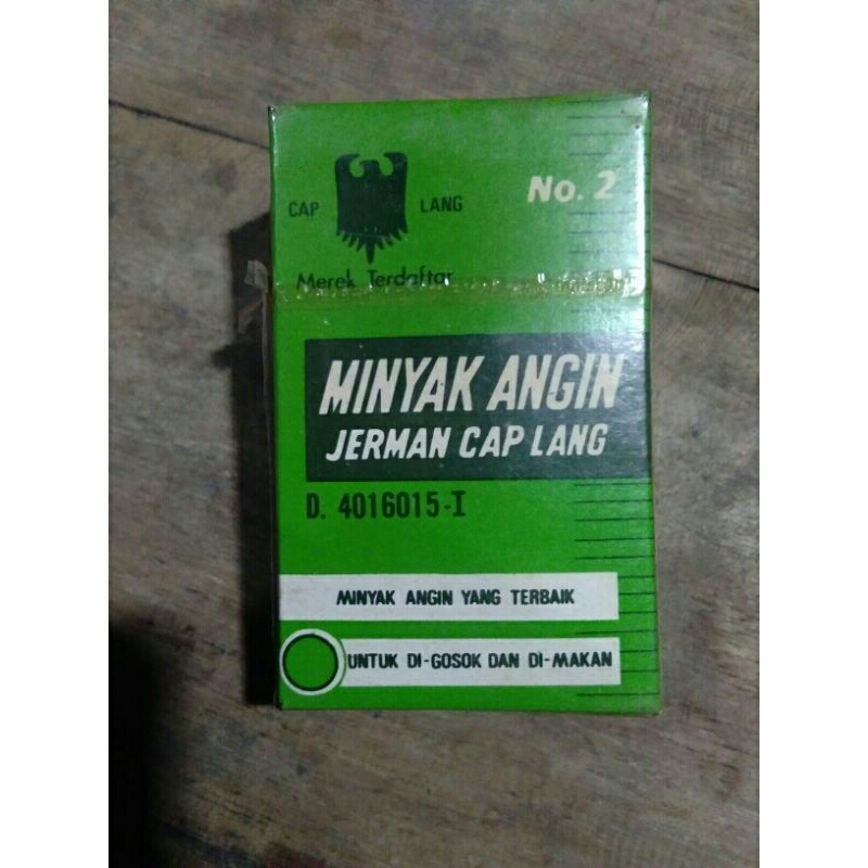 Jual obat jadul minyak angin jerman cap lang, display only | Shopee ...