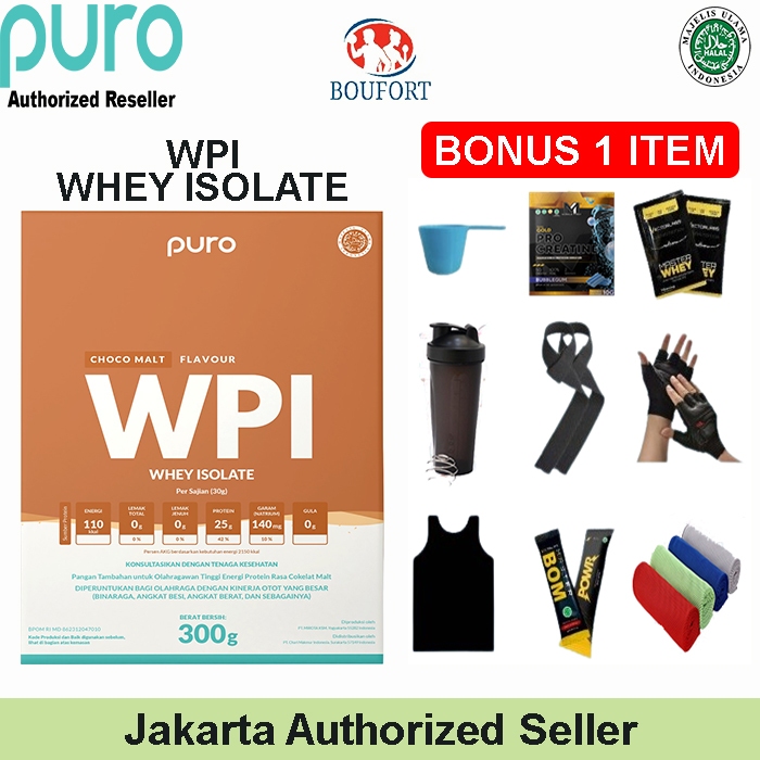 Jual PURO WPI 2.4Kg 80serving Whey Protein Isolate LACTOSE FREE 2.4 Kg | Shopee Indonesia