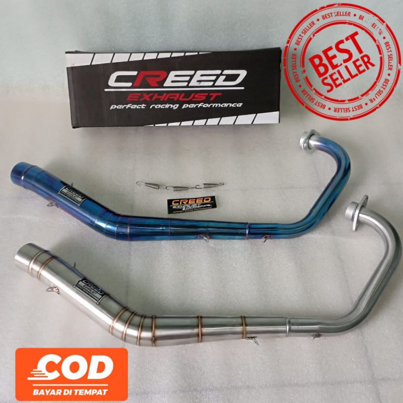 Jual Header only /pipa leheran Original Creed Exhaust inlet 50mm untuk ...