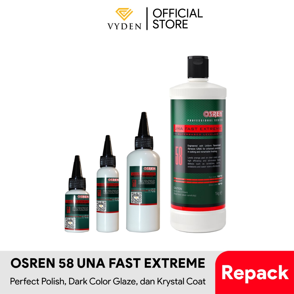 Jual OSREN UNA FAST EXTREME 58 REPACK Kompon Kasar Penghilang Kulit ...