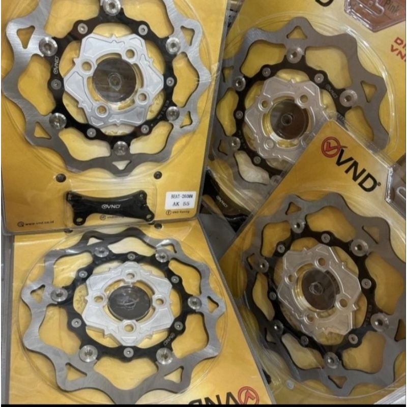 Jual PIRINGAN DEPAN CAKRAM VND ORIGINAL AK 55 MODEL GALFER 260MM BEAT ...