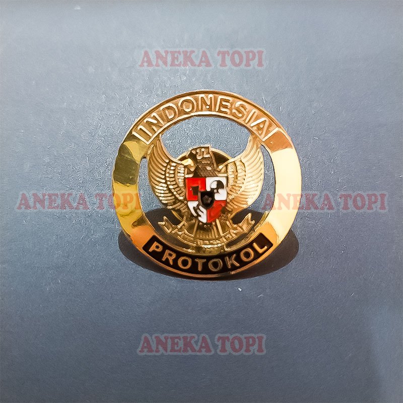 Jual Bros Pin Protokol Garuda Warna Hitam Lencana Lencana Garuda ...