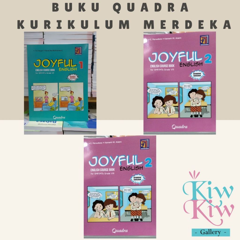 Jual Buku Joyful English Kelas 7, 8, 9 SMP/MTS Kurikulum Merdeka - Quadra | Shopee Indonesia