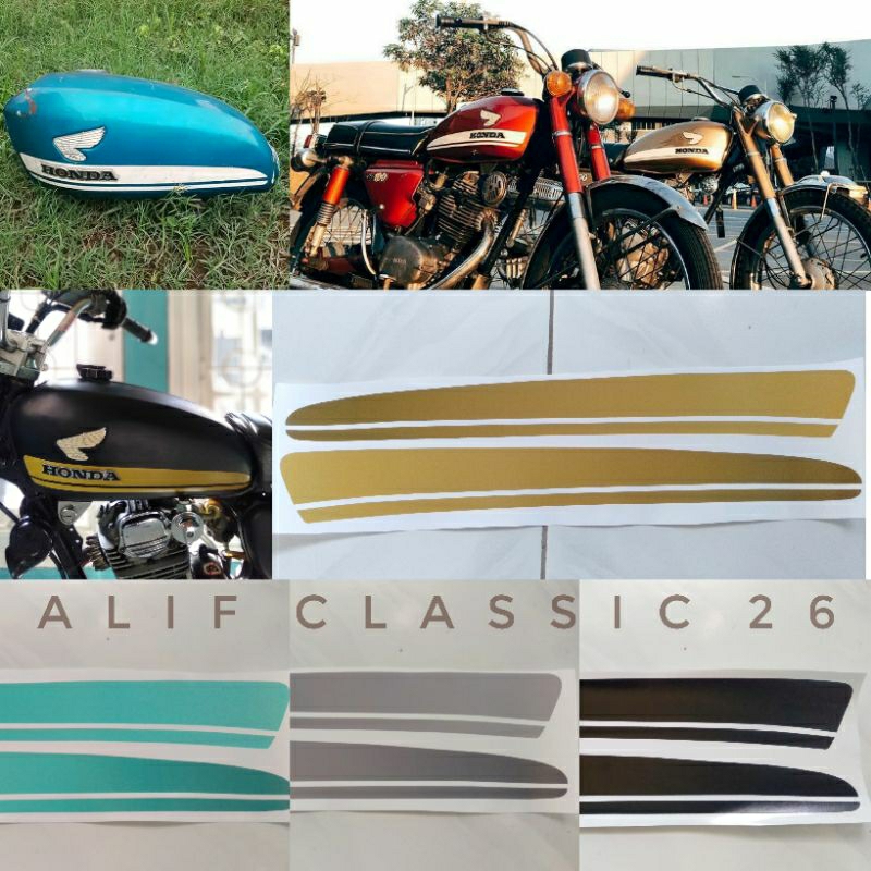 Jual STIKER CB 100 K0 STICKER CB 100 K0 DECAL CB 100 STIKER TANGKI CB ...