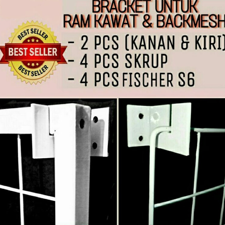 Jual Yang dinanti Bracket Ram Besi Frame Pengait Ram Bingkai Tempel ...