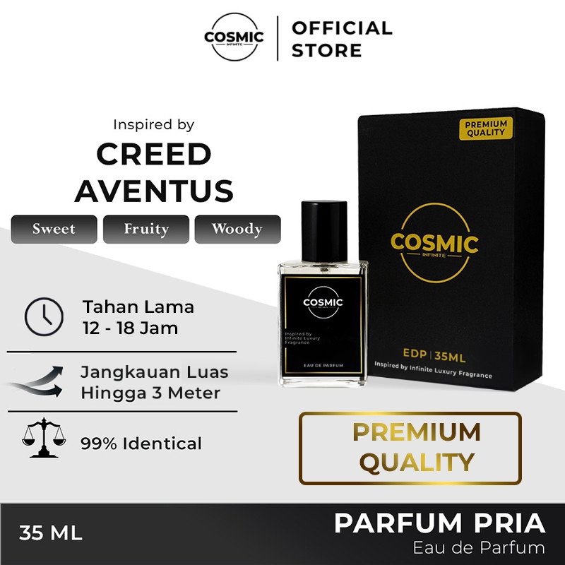 Jual Cosmic Parfum Creed Parfume Inspired Perfume Pria Edp | Shopee ...