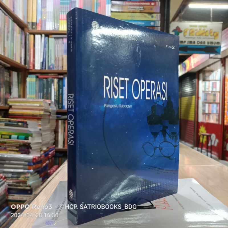 Jual METODE RISET OPERASI. EDISI 2. UNIVERSITAS TERBUKA. ORIGINAL ...