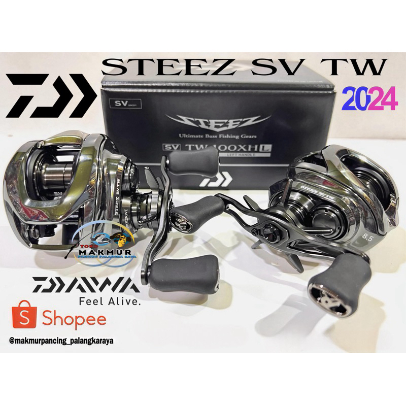 Jual Reel BC Daiwa Steez SV TW 100XHL New 2024 Made in Japan ( Garansi Resmi 1 Tahun ) | Shopee ...