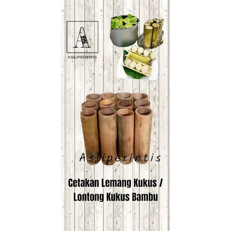 Jual Cetakan Lemang Lontong Bambu 12 pcs | Shopee Indonesia