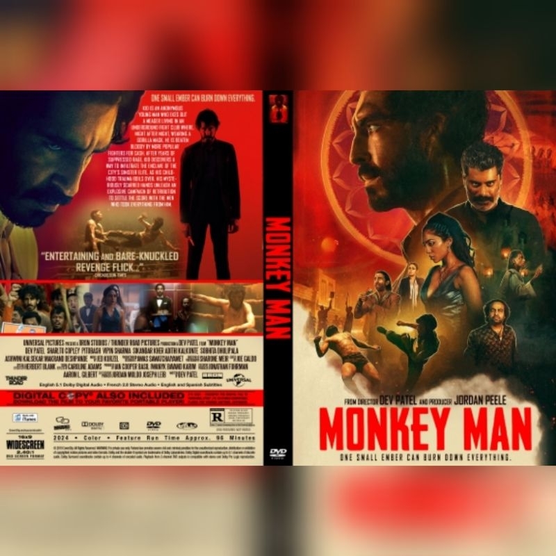 Jual Kaset Film MONKEY MAN - 2024 - HD | Shopee Indonesia