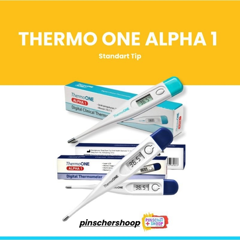 Jual ONEMED Thermometer Digital ALPHA BETA 1 2 3 HK Termometer Ketiak ...