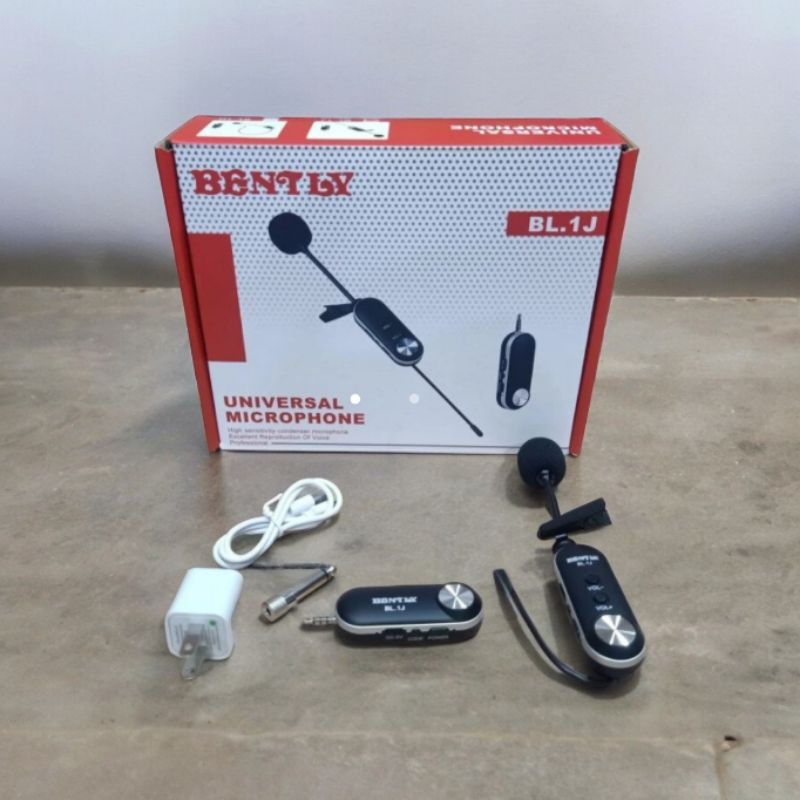 Jual Mic Wireless Jepit Clip On Bentley BL1J Mikropon Kancing BL-1J ...