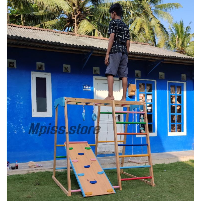 Jual Brakiasi Maninan Anak Playground/ Tangga Brakiasi Mainan Prosotan ...