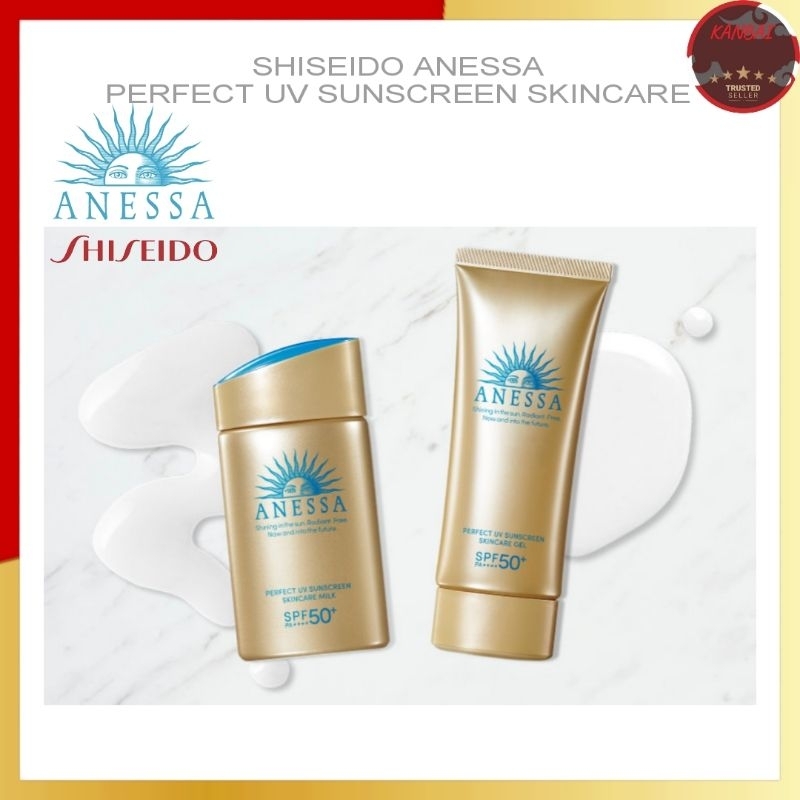 Jual Shiseido Anessa Perfect UV Sunscreen (Skincare Milk) - Original ...