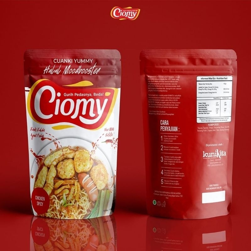 Jual CIOMY - Cuanki Chicken Spicy Pouch | Shopee Indonesia