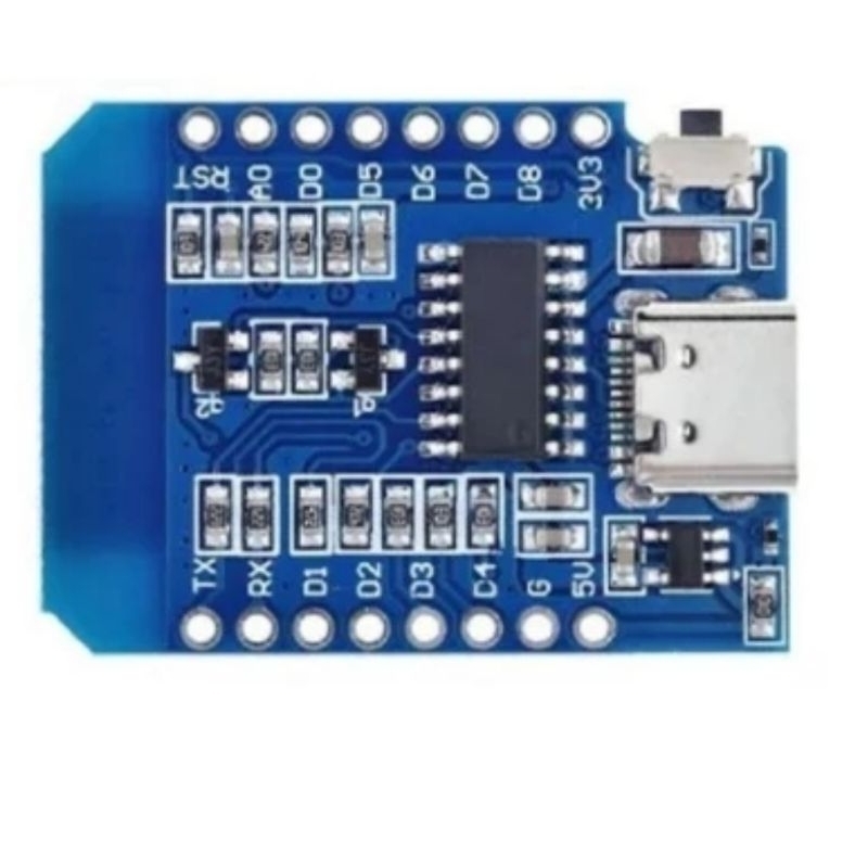 Jual NEW PART D1 MINI TYPE C wemos d1 mini nodemcu lua iot type esp8266 ...