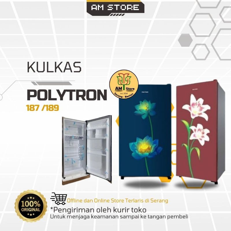 Jual Kulkas Polytron 187/189 (1 Pintu) | Shopee Indonesia