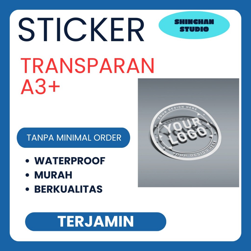 Jual Sticker Transparan A3+ | Shopee Indonesia