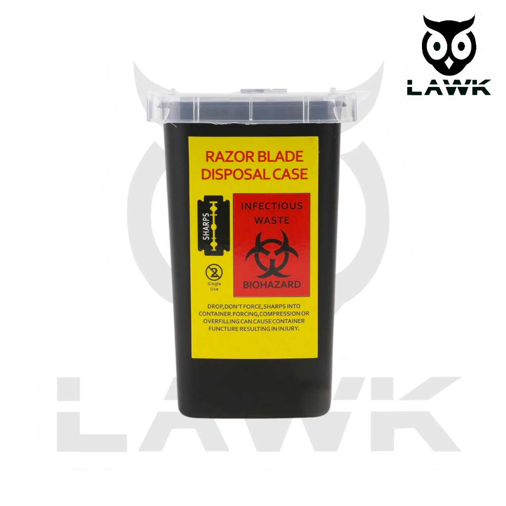 Jual Razor blade disposal container Tempat silet bekas barbershop ...