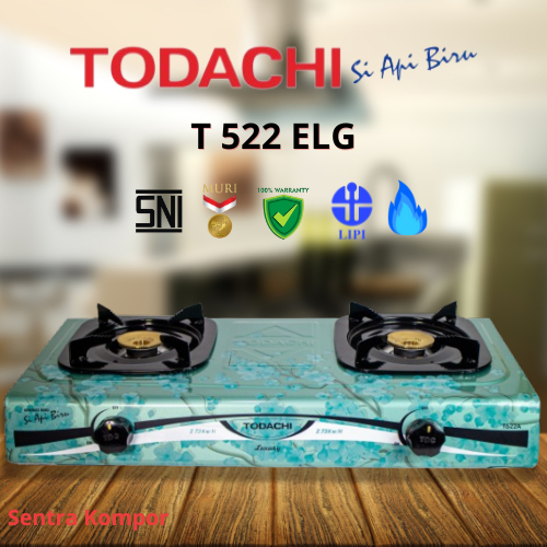 Jual Sentra KOMPOR GAS Todachi 2 TUNGKU TODACHI T-522A ELEGAN ( LPG / GAS ALAM - LNG ) | Shopee ...
