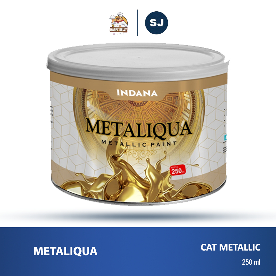 Jual CAT METALIK METALIQUA 250 CC 250 ML | Shopee Indonesia