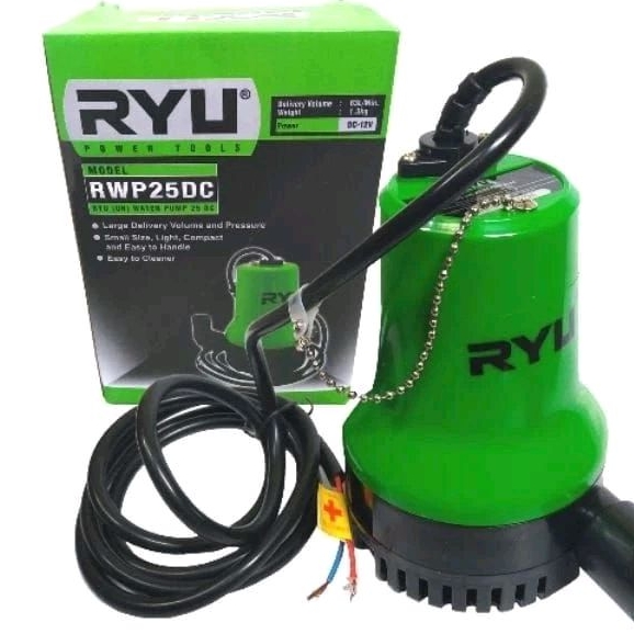 Jual RYU RWP 25 DC / Pompa Celup DC Mesin kolam Ikan Akuarium RWP25DC ...