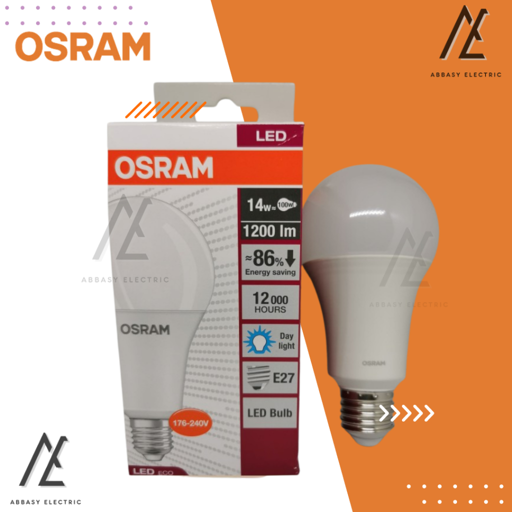 Jual Lampu Bohlam LED Bulb Osram Classic Putih 6500K 14 Watt / 14 W ...