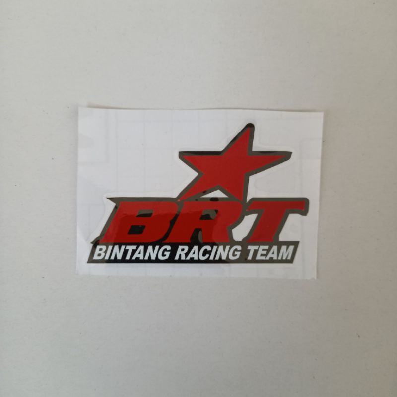 Jual stiker cutting BRT Bintang Racing Team / sticker cutting BRT ...
