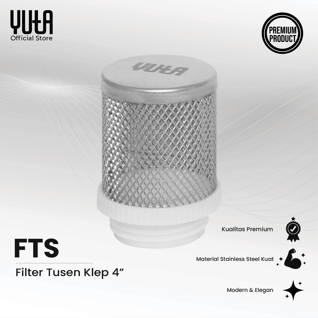 Jual YUTA Saringan / Filter Tusen Klep 4 Inch Stainless Steel FTS ...