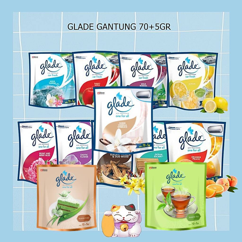 Jual Glade Pengharum Ruangan Gantung 70 + 5gr / Glade One For All / Car ...