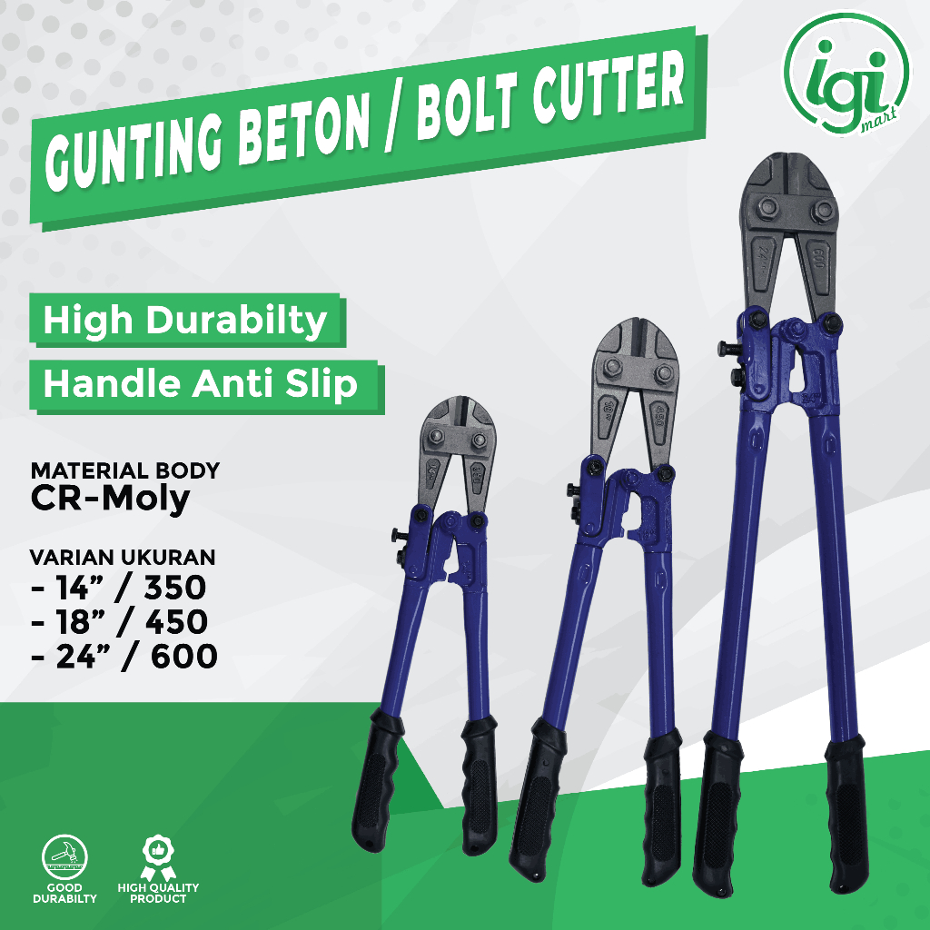 Jual GUNTING PEMOTONG KAWAT BESI BAJA BETON RANTAI BOLT CLIPPER CUTTER ...
