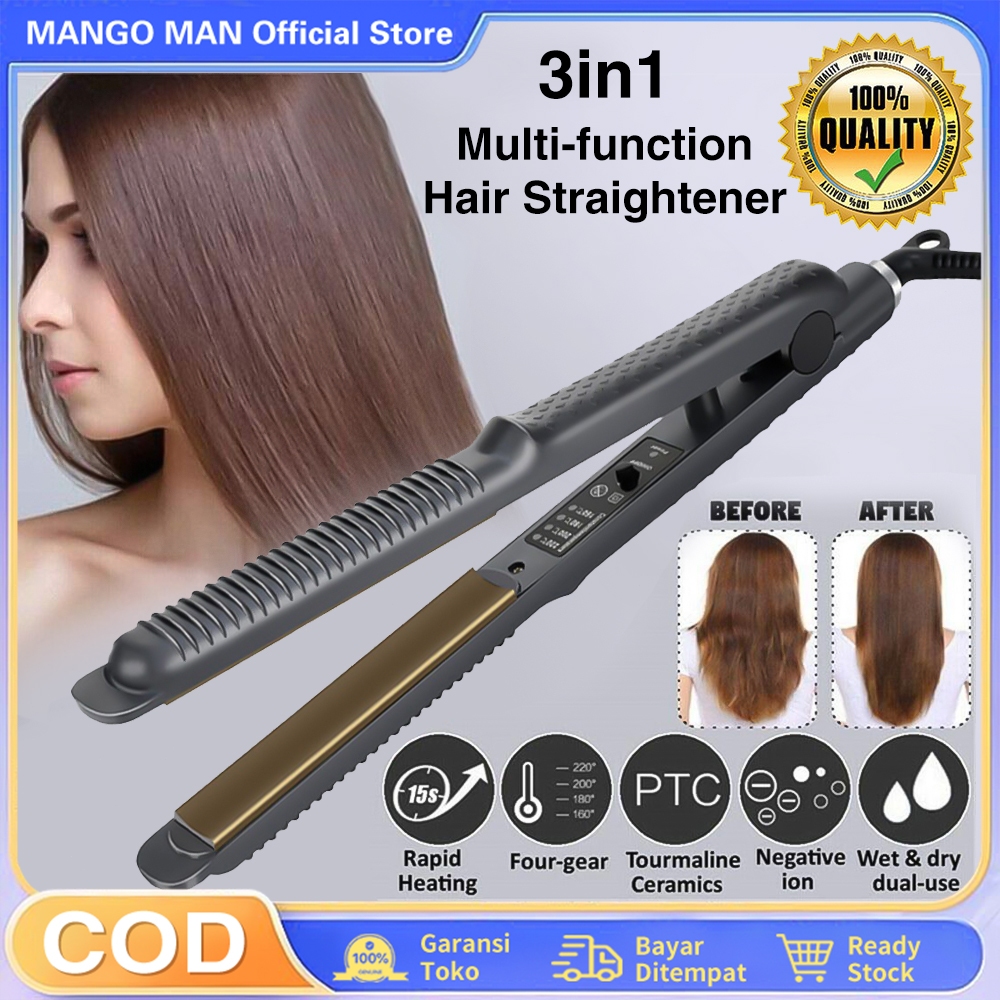 Jual Hair Straightener Catokan Rambut 3in1 Catok Keriting Lurus ...