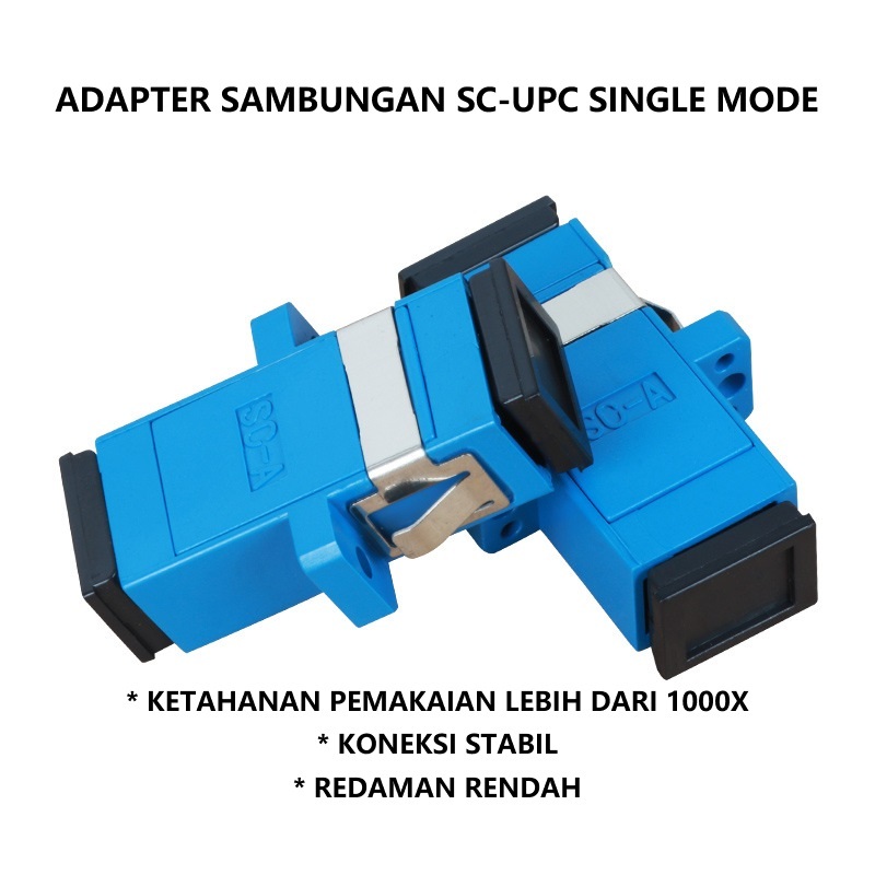 Jual Adapter Sambungan Konektor SC UPC Fiber Optik FTTH CATV penyambung ...