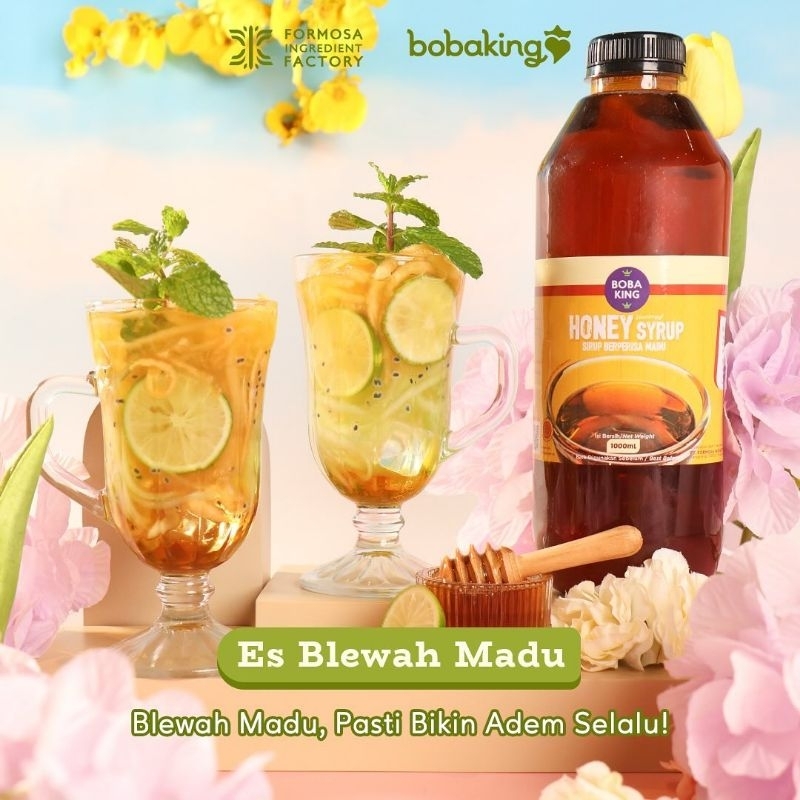 Jual 1 Lt Bobaking Honey Syrup (sirup rasa madu) | Shopee Indonesia