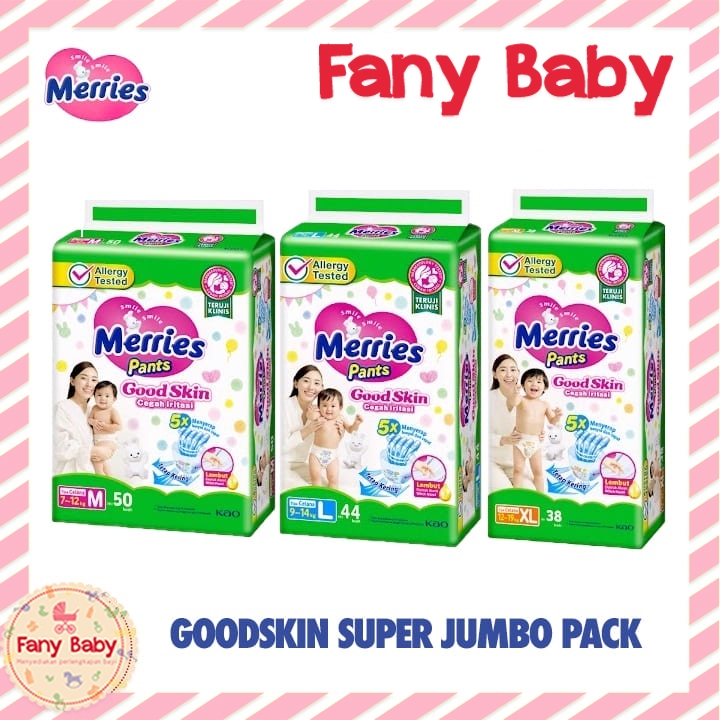 Jual MERRIES GOOD SKIN SUPER JUMBO PACK / POPOK CELANA | Shopee Indonesia