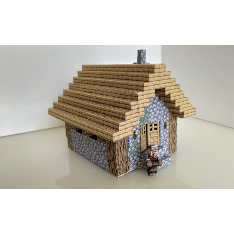 Jual Lembaran pola papercraft armorer house minecraft (PP-A4) | Shopee ...