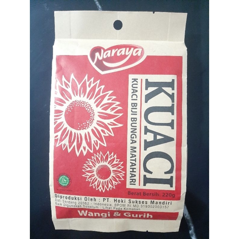 Jual Naraya Kuaci Biji bunga matahari 220gram | Shopee Indonesia
