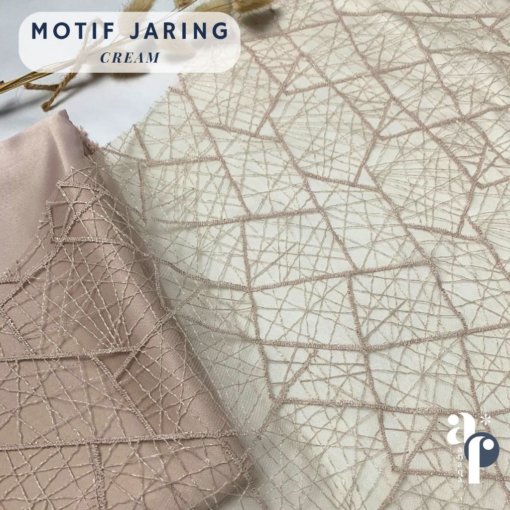 Jual ½ meter Kain Brukat PREMIUM // Brokat Tile Prancis bahan Kebaya ...