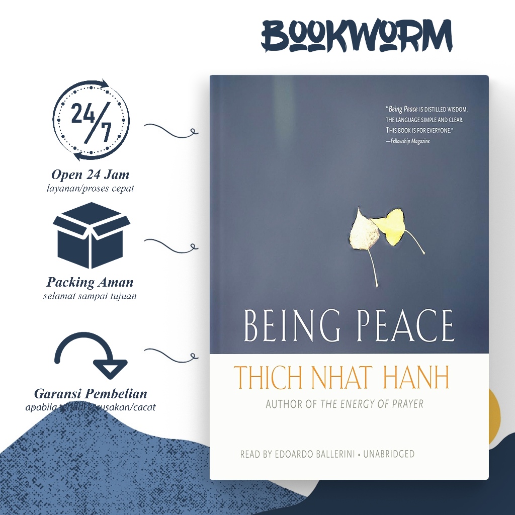 Jual Being Peace by Thich Nhat Hanh (English) | Shopee Indonesia