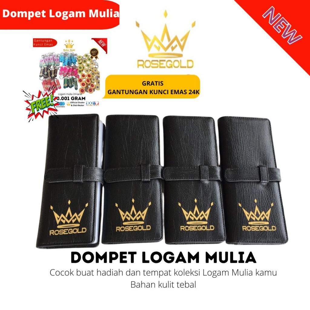 Jual DOMPET LOGAM MULIA EMAS MINI | Shopee Indonesia