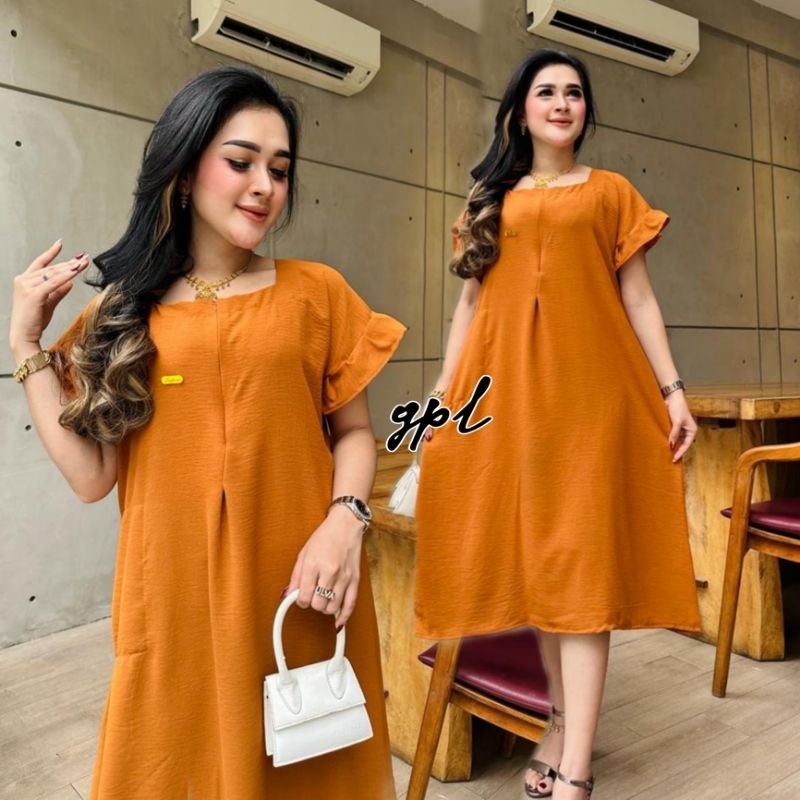 Jual Daster Remaja Wanita Crinkle Airflow Busui Murah Kekinian | Shopee ...