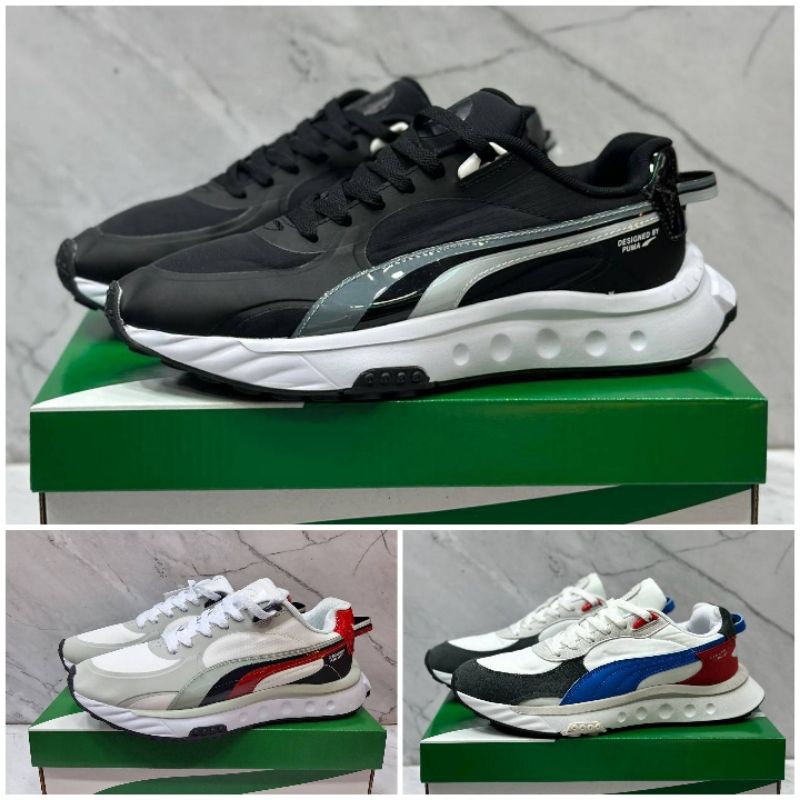 Jual SEPATU PUMA RIDER HYBRID ROCKET RUNNER BLACK WHITE | Shopee Indonesia