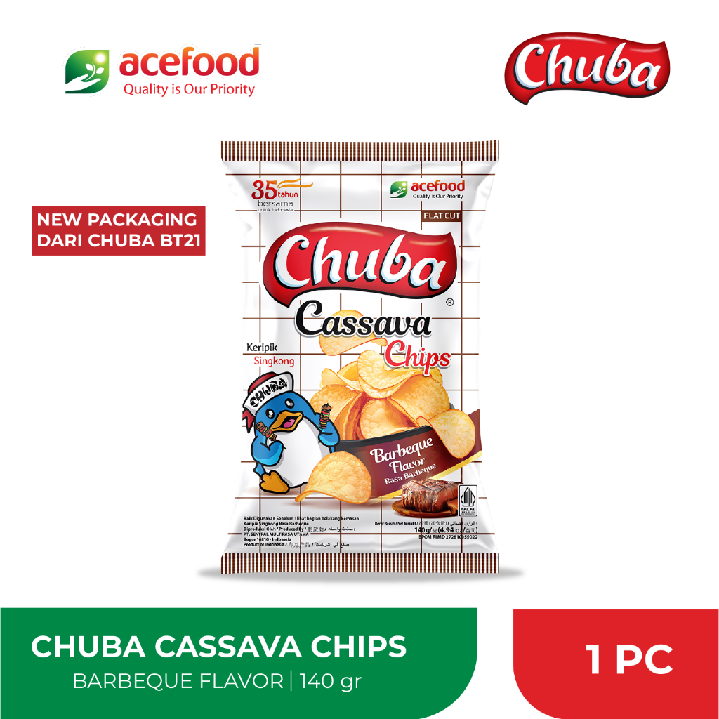 Jual Chuba Cassava Chips Rasa Barbeque 125 Gr | Shopee Indonesia